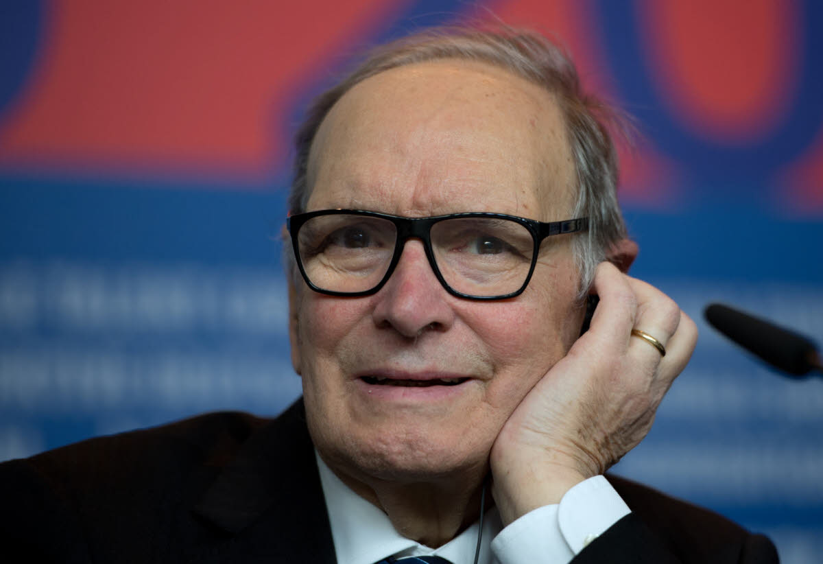 Le célèbre musicien italien Ennio Morricone