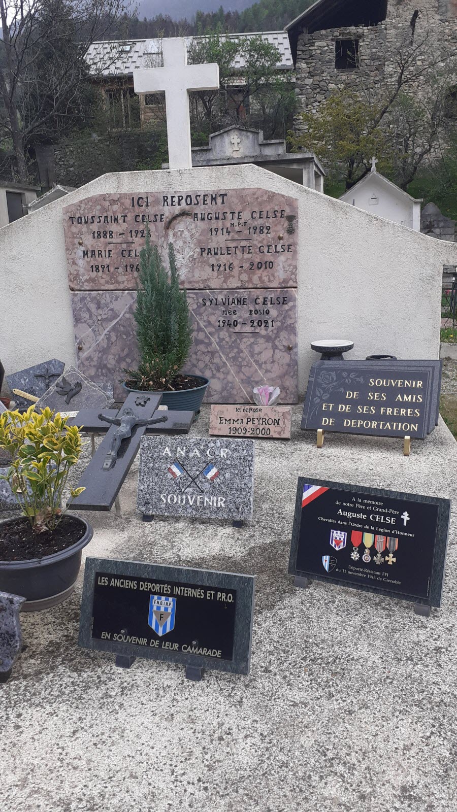 Le Souvenir Français. Le militaire et résistant français Auguste Celse