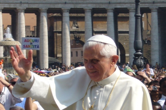 L'ancien pape Benoît XVI