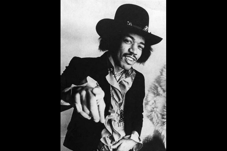 Jimi Hendrix, guitariste des Stones
