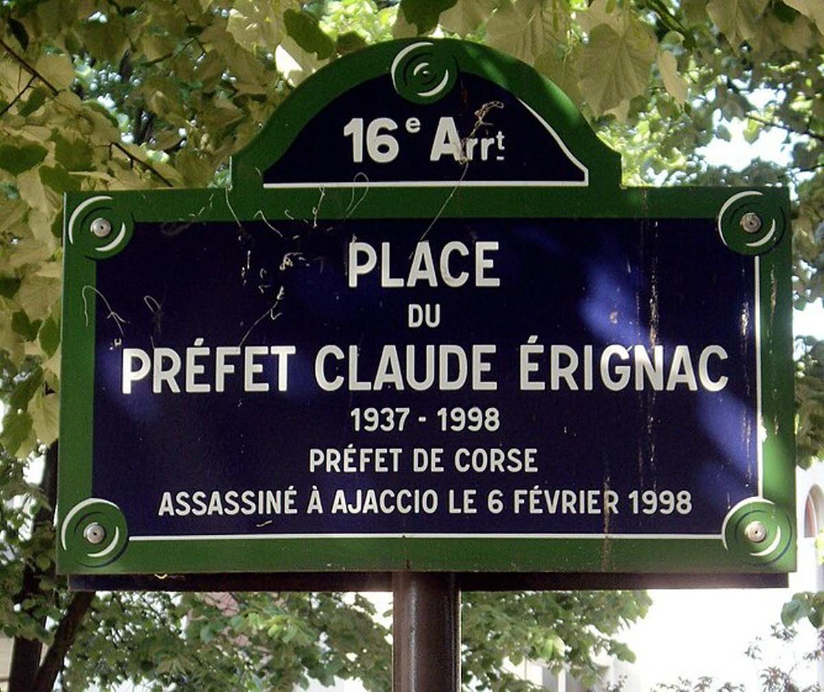 Mort de l'ancien préfet Claude Érignac